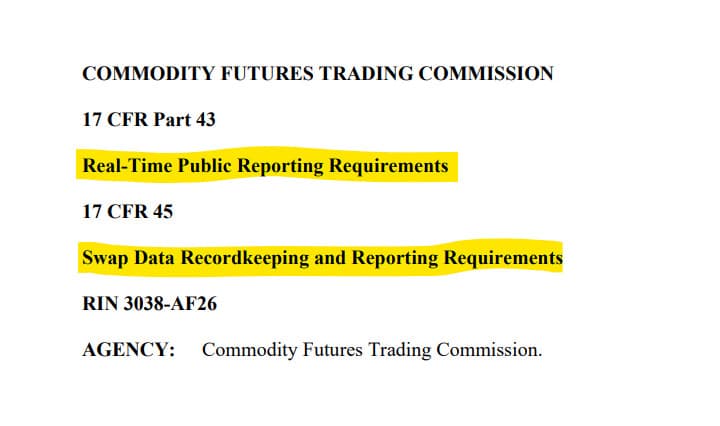 Proposed CFTC Rule Aims for Accurate Swap Data Reporting